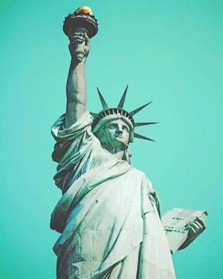 Statue Of Liberty - Landmarks Paint By Numbers - Num Paint Kit