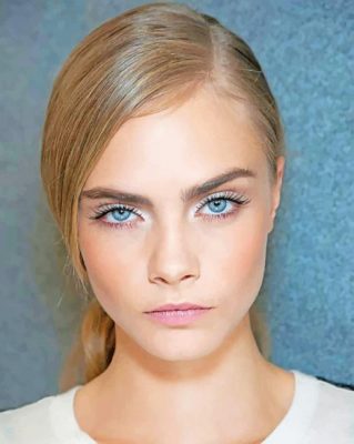 Cara Delevingne - Actors Paint By Numbers - Num Paint Kit