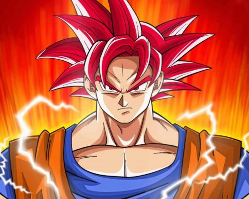 Goku - Dragon Ball Z Paint By Numbers - Num Paint Kit