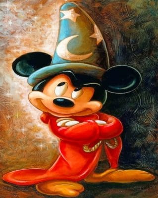 Mickey Mouse - Cartoons Paint By Numbers - Num Paint Kit