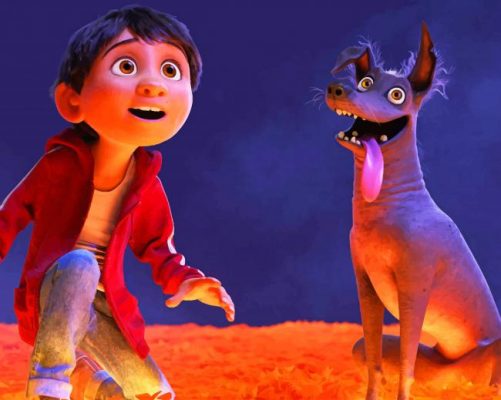 Disney Coco Animation - Paint By Numbers - Num Paint Kit