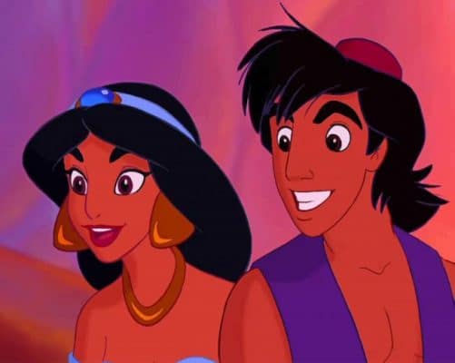 Jasmine Aladdin - Cartoons Paint By Numbers - Num Paint Kit