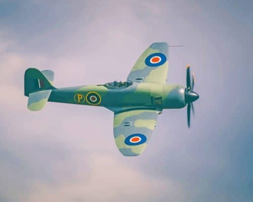Supermarine Spitfire - Aircraft Paint By Numbers - Num Paint Kit