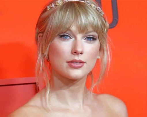 The Beautiful Taylor Swift - Singers Paint By Numbers - Paint by numbers
