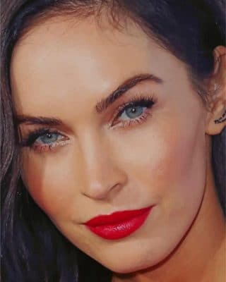 Actress Megan Fox - Paint By Numbers - Num Paint Kit
