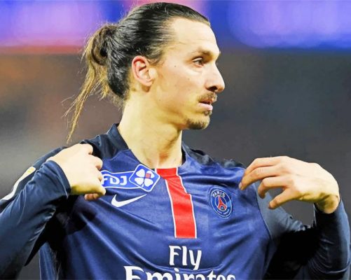 Zlatan Ibrahimovic - Paint By Numbers - Num Paint Kit