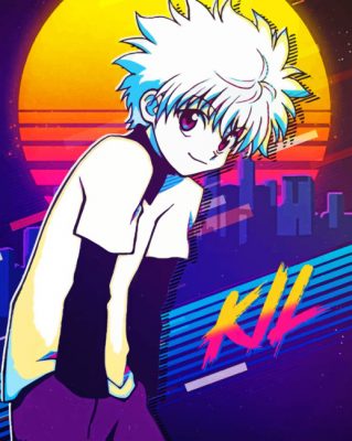 killua zoldyck - Animations Paint By Numbers - Num Paint Kit