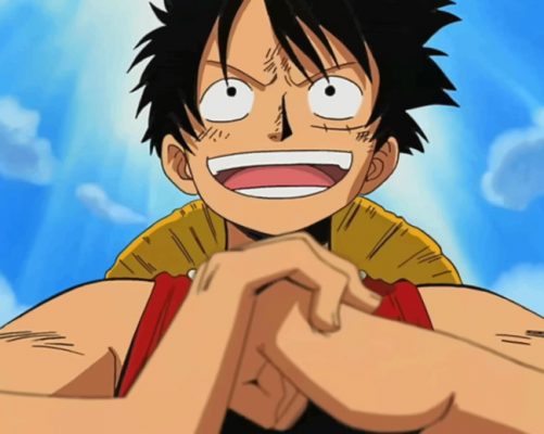 One Piece Monkey D Luffy - Animations Paint By Numbers - Num Paint Kit