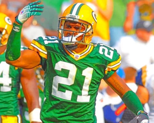 Packers Player - Football Paint By Number - Num Paint Kit