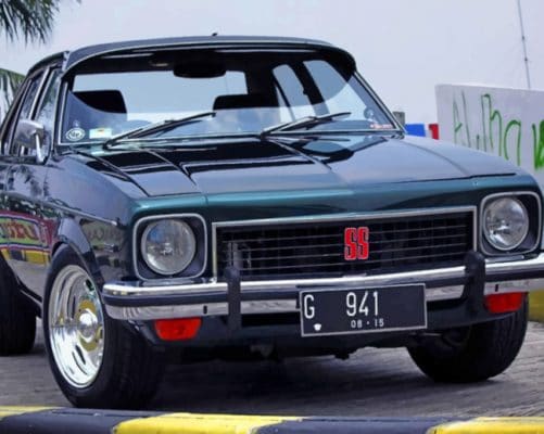 Black Holden Torana Ss 1976 - Cars Paint By Numbers - Num Paint Kit
