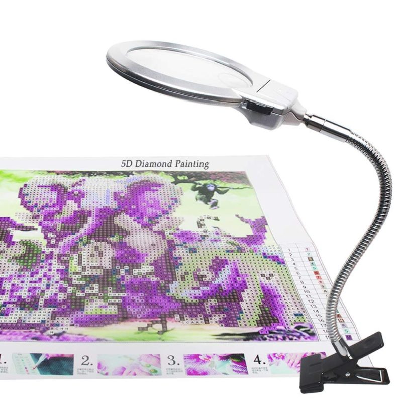 Magnifying Glass Light - Num Paint Kit
