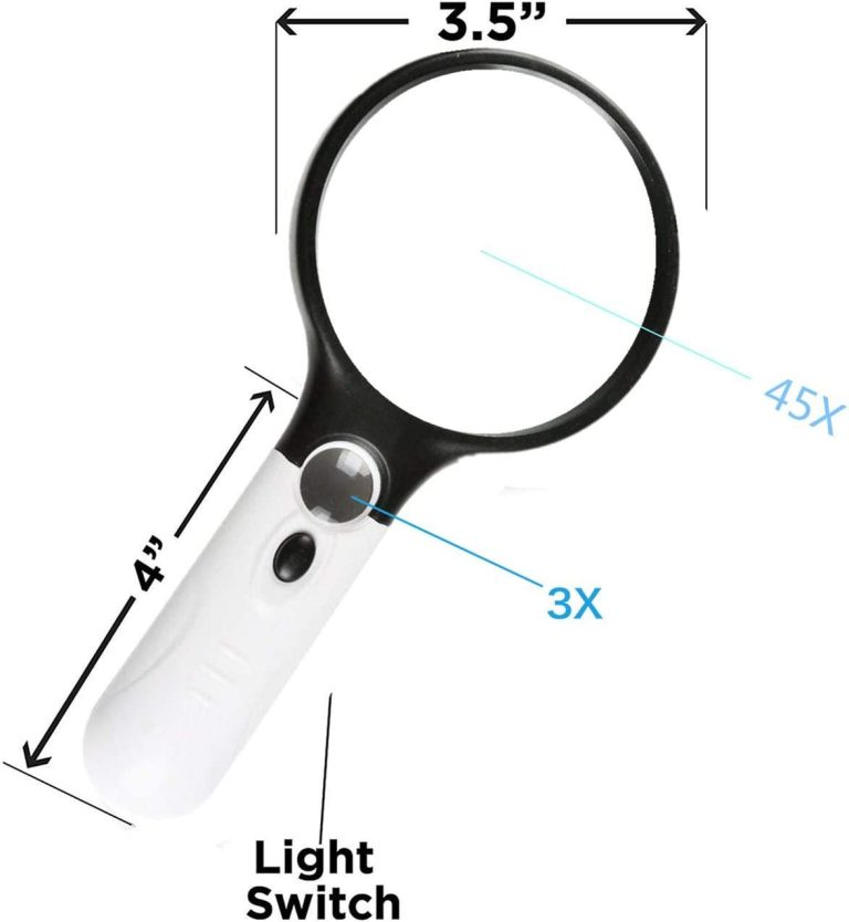 Hand Held Magnifier - Num Paint Kit