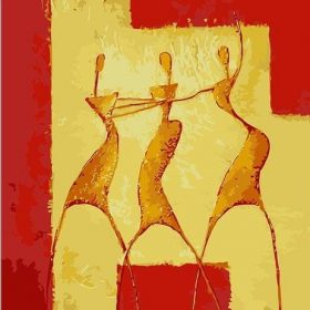 Trippy Cool Peace - Paint By Number - Num Paint Kit