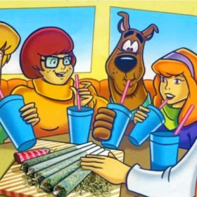 Stoner Scooby Doo - Paint By Number - Num Paint Kit