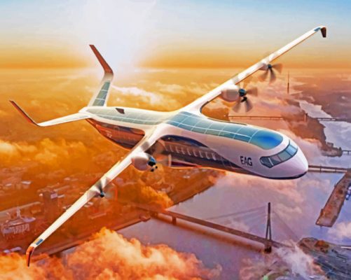 Airplane - Paint By Number - Num Paint Kit