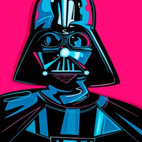 Darth Vader Star Wars - Paint By Numbers - Num Paint Kit