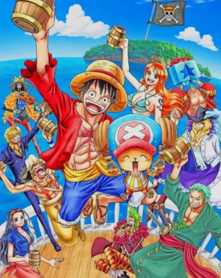 One Piece - Paint By Number - Num Paint Kit