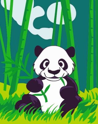 Panda - Paint By Number - Num Paint Kit