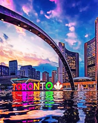 Toronto - Paint By Number - Num Paint Kit