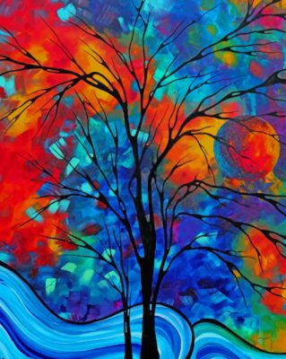 Abstract Tree - Paint By Number - Num Paint Kit