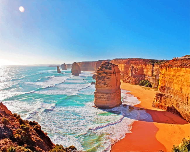Queensland Australia Paint By Number Num Paint Kit