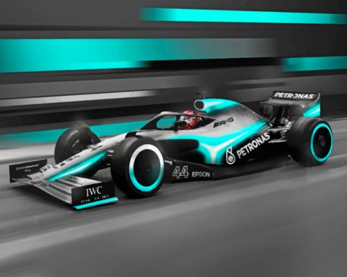 F1 Car - Paint By Number - Num Paint Kit