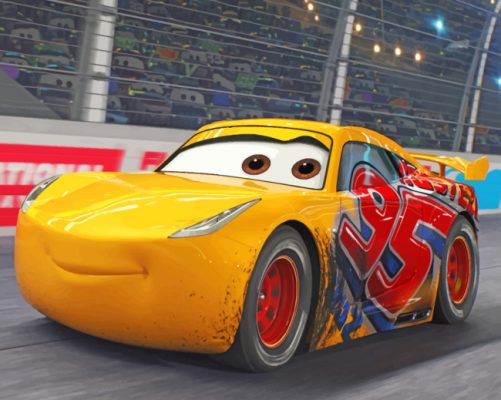 Lighting Mcqueen - Paint By Number - Num Paint Kit