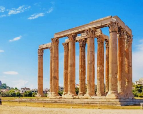 Acropolis Of Athens Greece - Paint By Number - Num Paint Kit