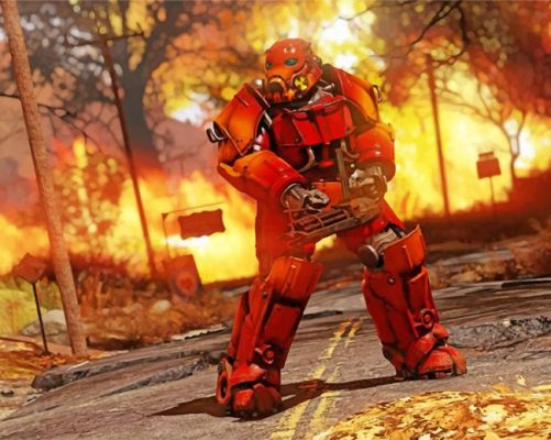 Fallout Gaming - Paint By Number - Num Paint Kit