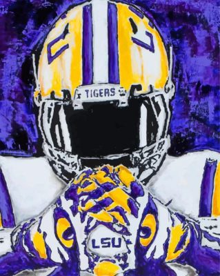 Lsu Football - Paint By Number - Num Paint Kit