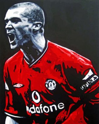 Roy Keane Manchester United - Paint By Number - Num Paint Kit