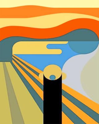 The Scream - Paint By Number - Num Paint Kit