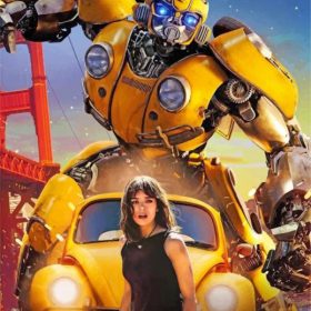 Yellow Bumblebee - Paint By Number - Num Paint Kit