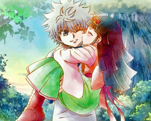 Killua Zoldyck And Alluka Zoldyck - Paint By Number - Num Paint Kit