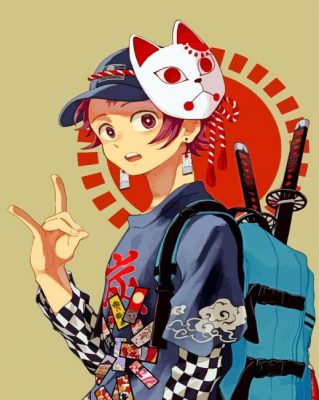 Demon Slayer Anime - Paint By Number - Num Paint Kit