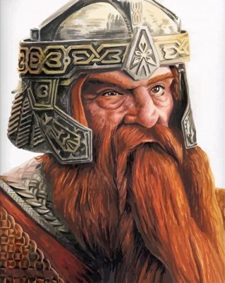 Gimli Portrait - Paint By Number - Num Paint Kit