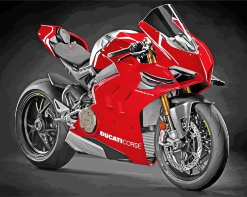 Ducati Motorcycle - Paint By Number - Num Paint Kit