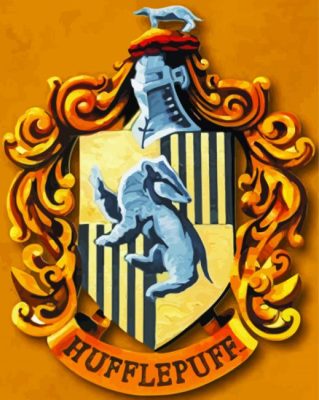 Aesthetic Harry Potter Hufflepuff - Paint By Numbers - Num Paint Kit
