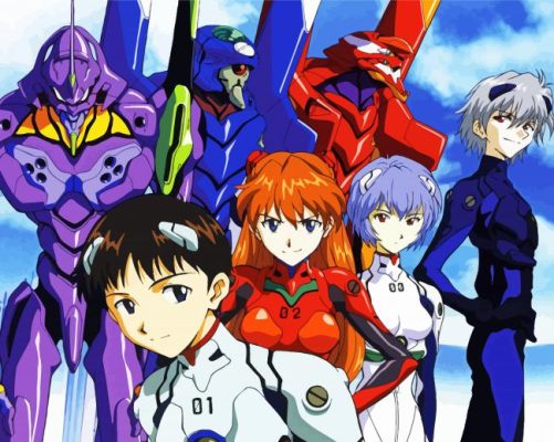 Neon Genesis Evangelion – Paint By Number - Num Paint Kit