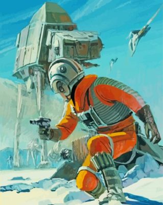 Aesthetic Hoth - Paint By Numbers - Num Paint Kit