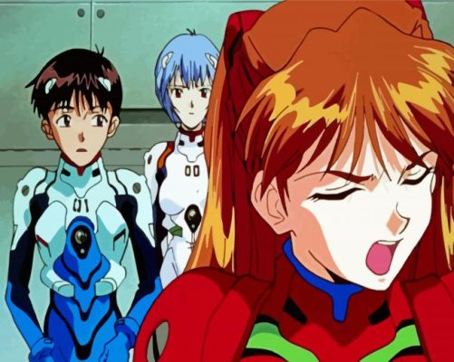 Neon Genesis Evangelion Anime – Paint By Number - Num Paint Kit