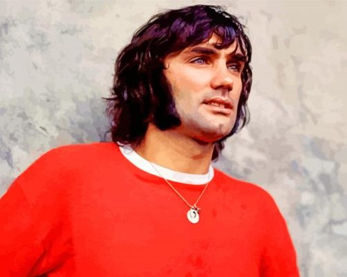 George Best - Paint By Numbers - Num Paint Kit